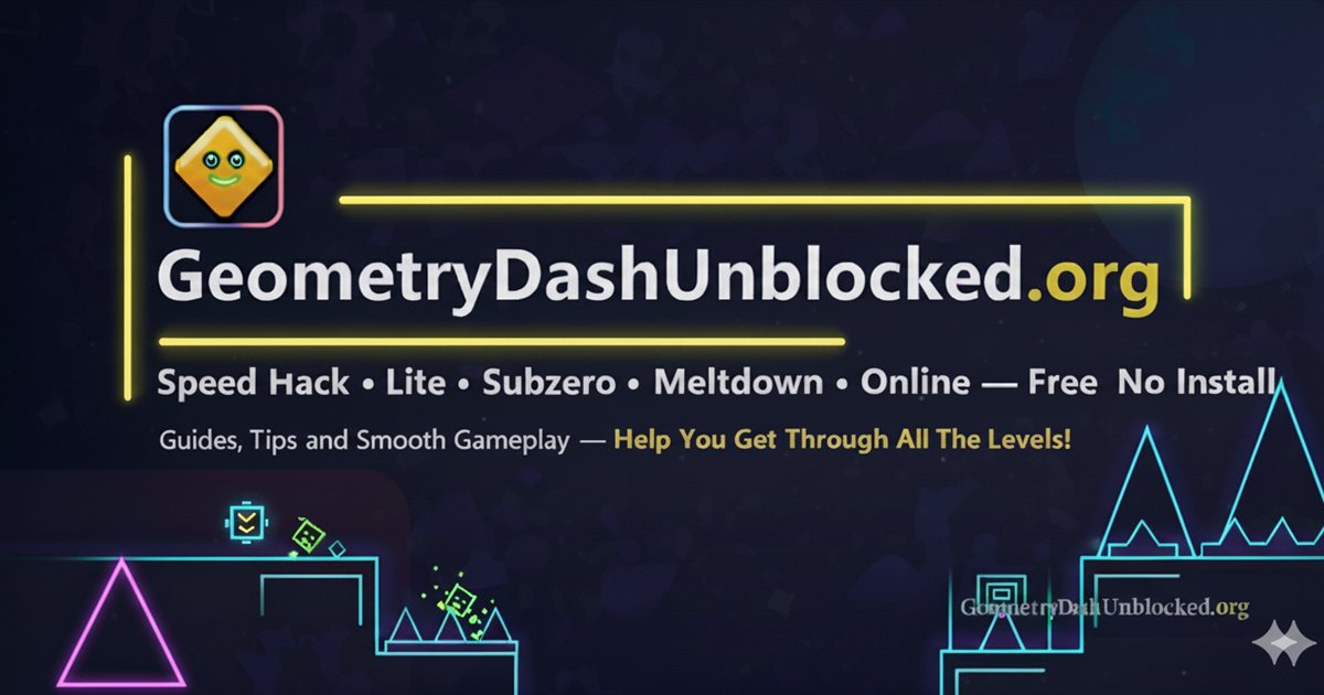 Play Geometry Dash Online Free! - Awesome Geometry Dash games!